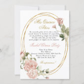 Quinceanera invitation in Spanish | Zazzle