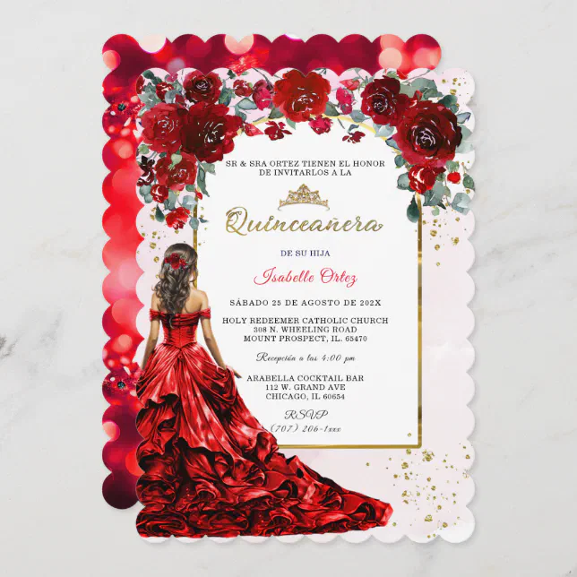 Quinceanera Quotes in spanish Invitation | Zazzle