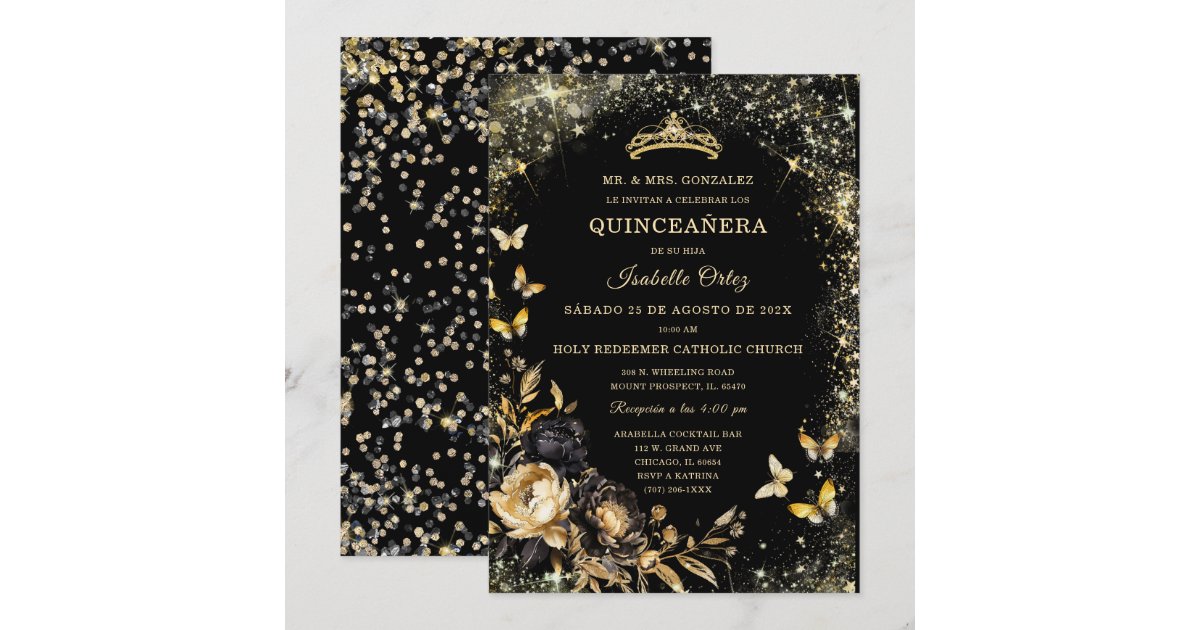 Quinceanera Quotes in spanish Invitation | Zazzle