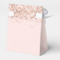 Quinceanera rose gold princess dress favor boxes | Zazzle