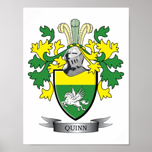 Quinn Coat of Arms Poster | Zazzle