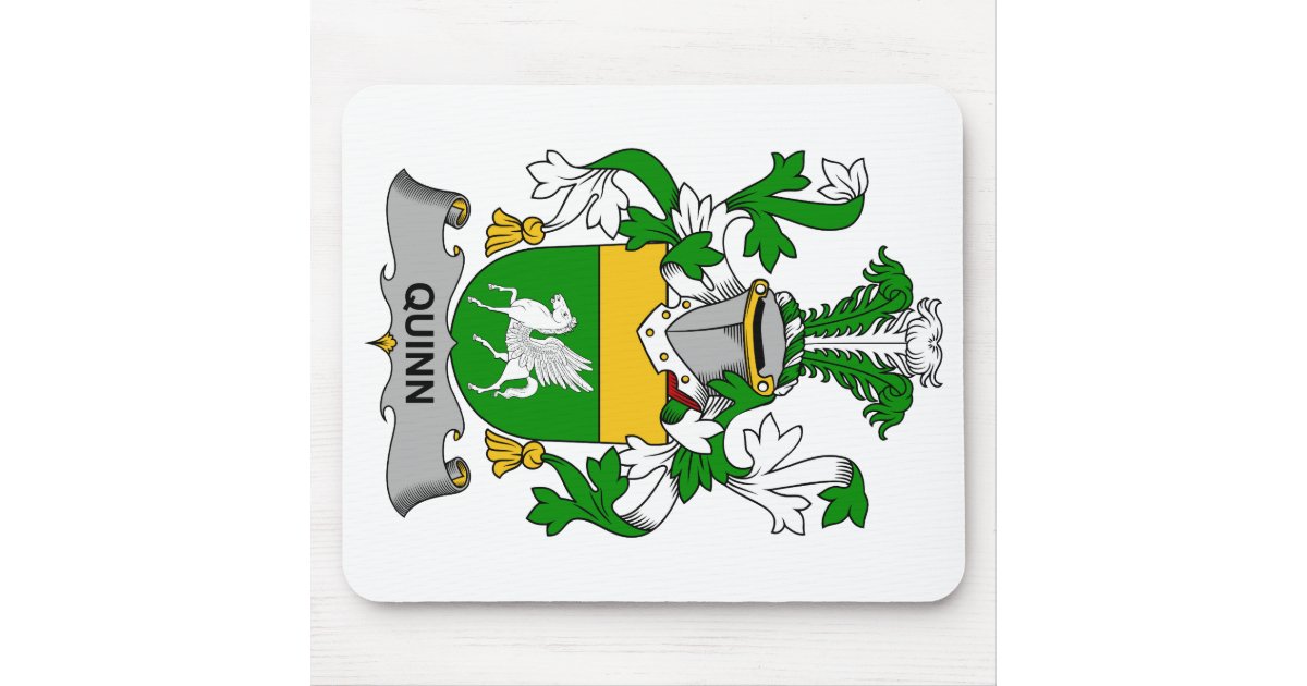 Quinn Family Crest Mouse Pad | Zazzle