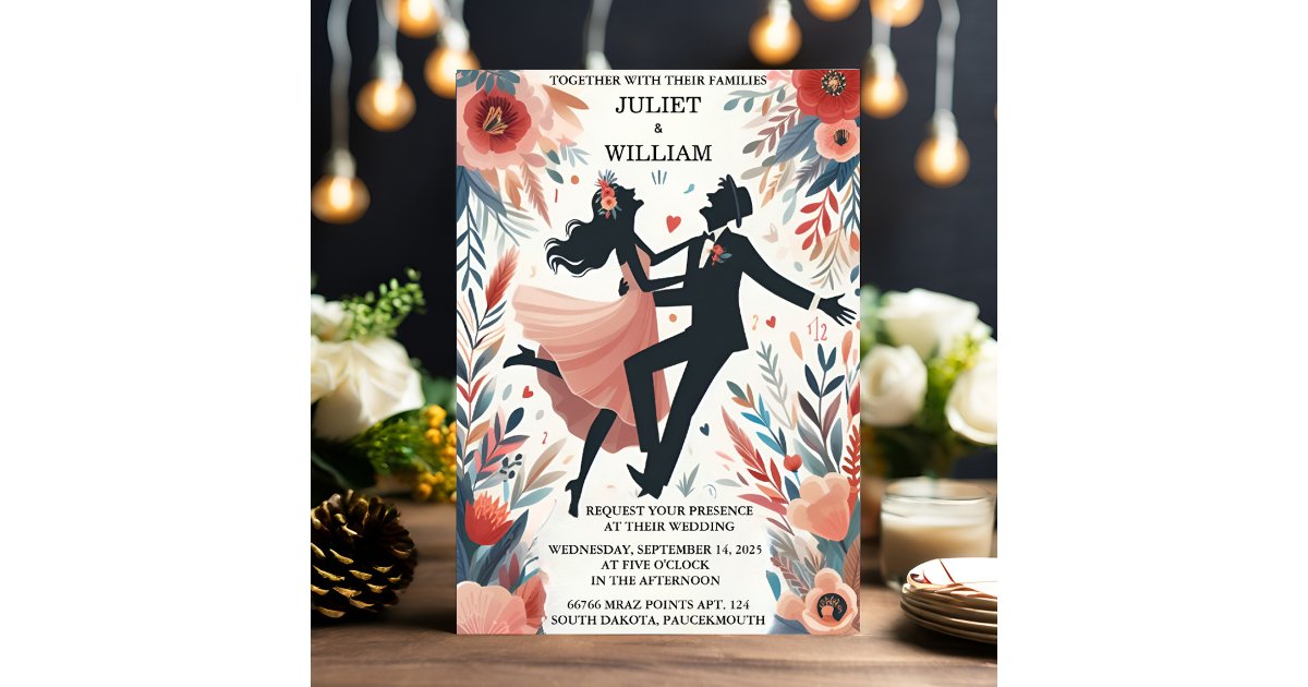 Quirky Funky Unique Humor Meme Funny Wedding Invitation | Zazzle