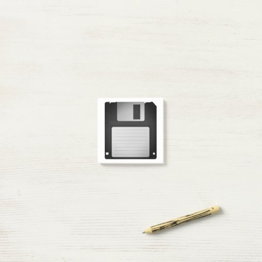 Quirky Retro Blank Floppy Disk Post-it Notes | Zazzle