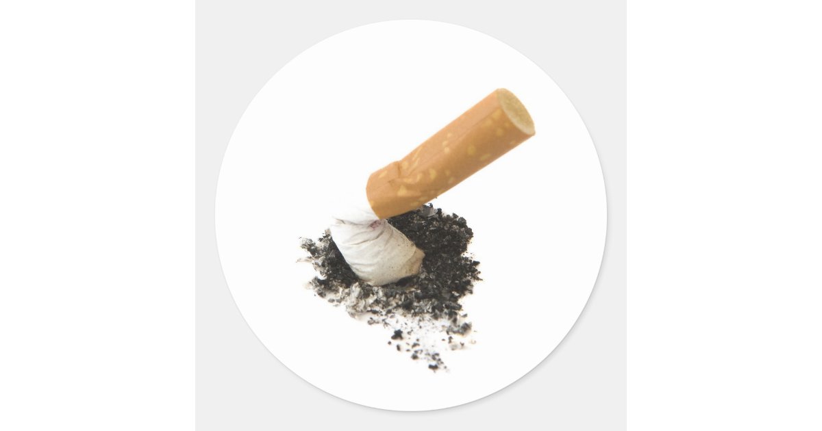 Quit Smoking Classic Round Sticker | Zazzle
