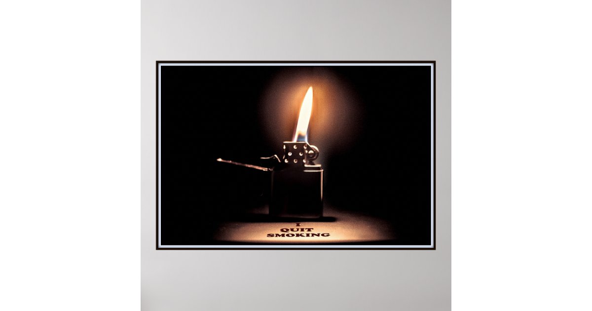 Quit Smoking Poster | Zazzle