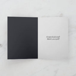 Quitting Smoking Congratulations Card | Zazzle