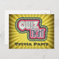 Quiz Night Trivia Party Invitation | Zazzle