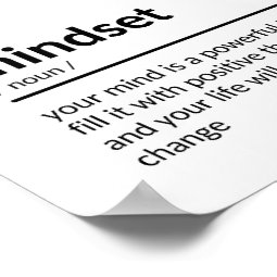 Quote about Mindset Poster | Zazzle