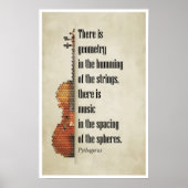 Quote by Pythagoras Poster | Zazzle