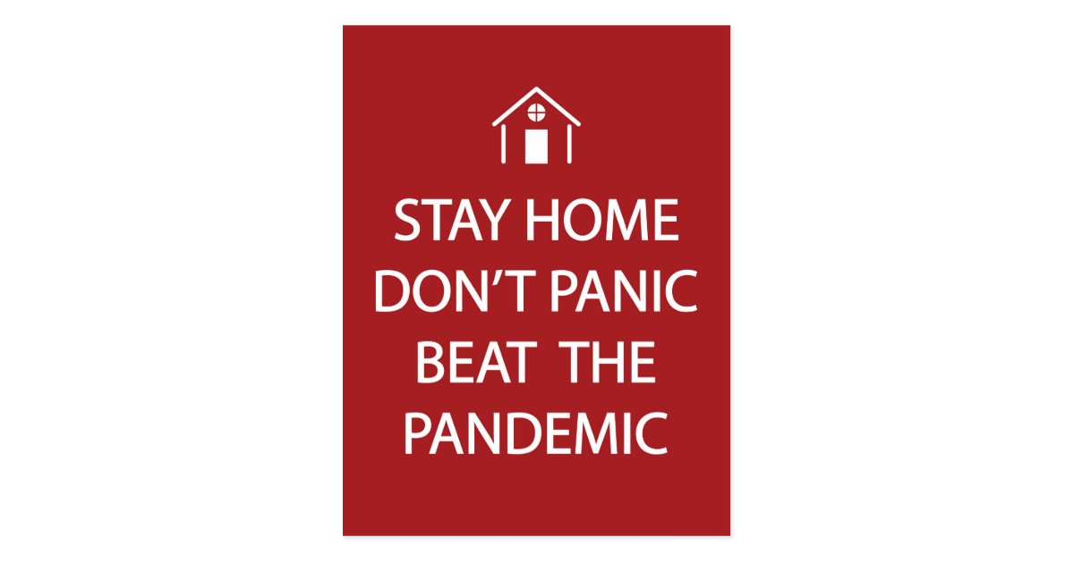 Quote for preventing the corona virus infection postcard | Zazzle.com