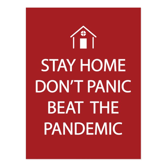 Quote for preventing the corona virus infection postcard | Zazzle.com