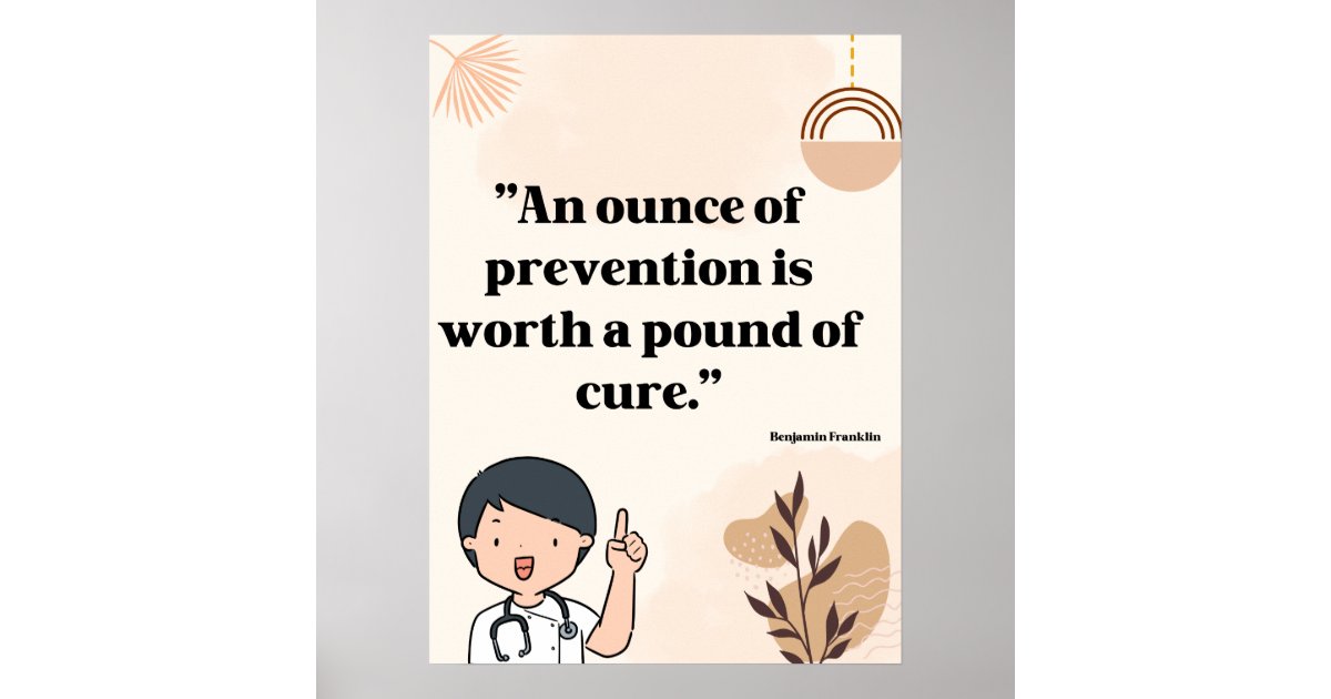 Quotes for doctor office, hospital clinic poster | Zazzle
