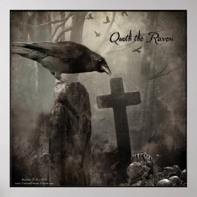 Quoth the Raven Poster | Zazzle