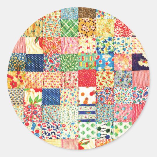 Quilt Stickers | Zazzle
