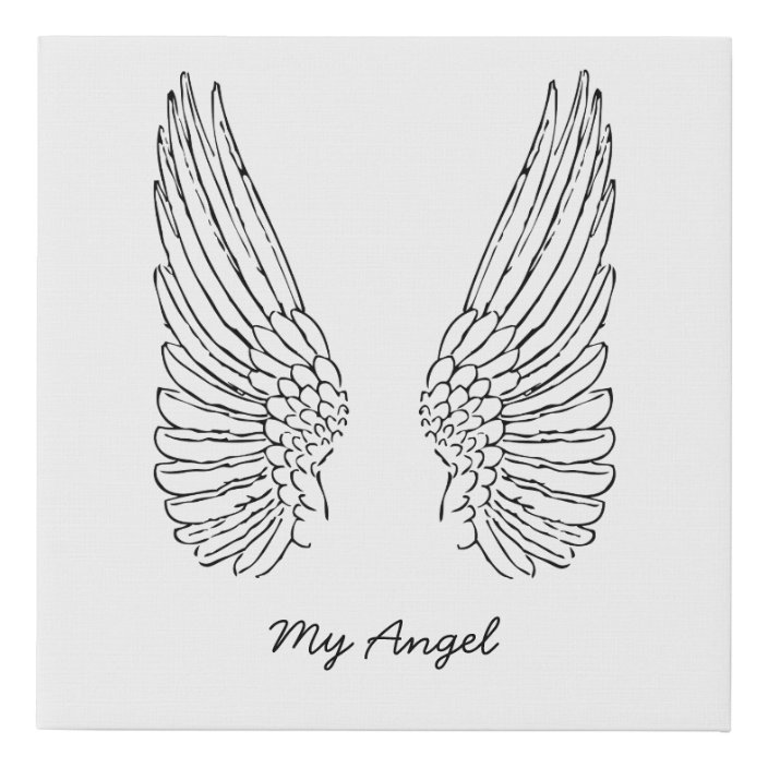 R.i.p memorial my angel canvas | Zazzle.com