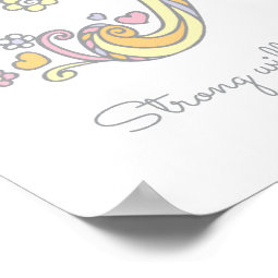 R monogram art Rachel girls name & meaning poster | Zazzle