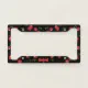RAB Rockabilly Very Cherry Cherries On Black License Plate Frame | Zazzle