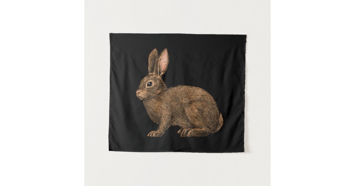 Rabbit 2 tapestry | Zazzle