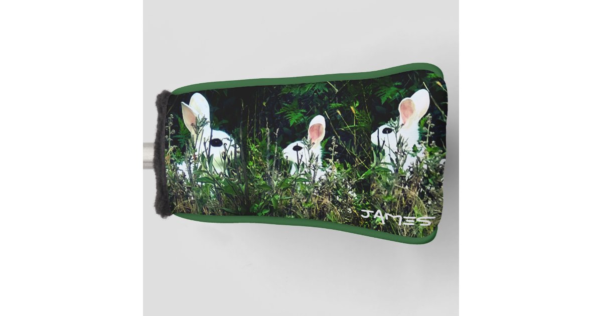 Rabbit Bunny Putter Golf Head Cover | Zazzle