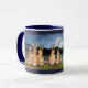Rabbit in the Moon Bunny Family Mug Navy Dark Blue | Zazzle