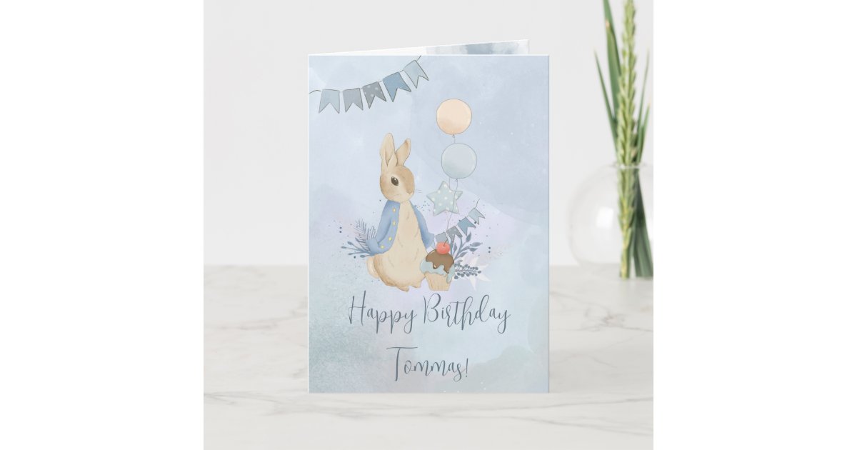 Rabbit Peter Card | Zazzle