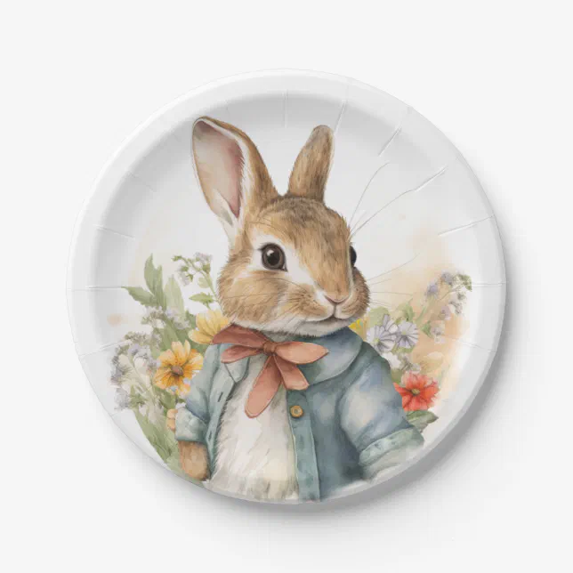 Rabbit Peter Paper Plates | Zazzle