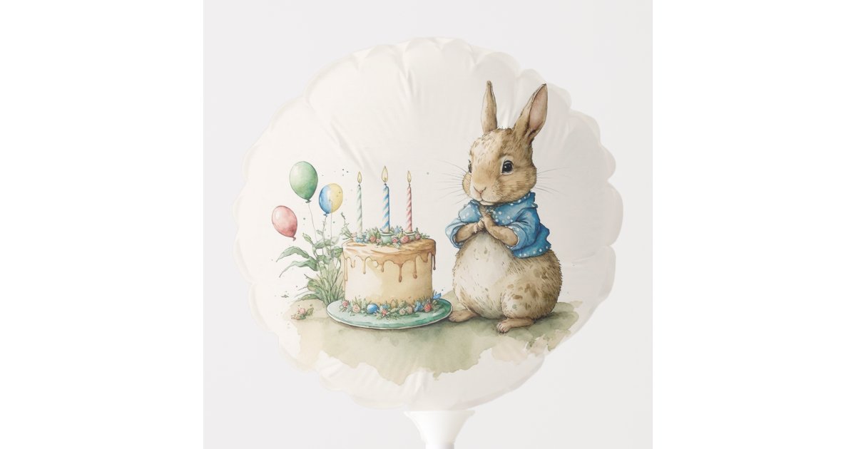 Rabbit Peter party Balloon | Zazzle