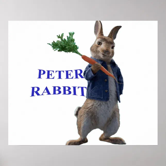 Rabbit Peter Poster | Zazzle