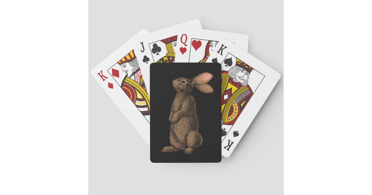 Rabbit Poker Cards | Zazzle