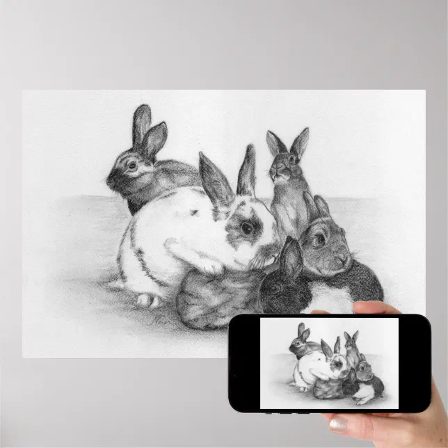 Rabbit Poster | Zazzle