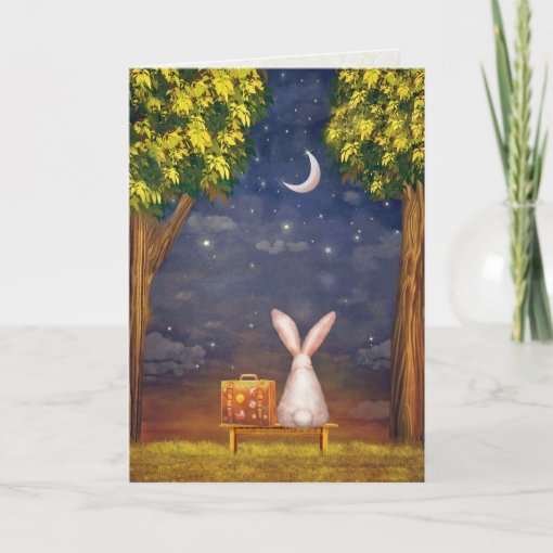 Rabbit Sympathy Card | Zazzle