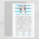 Raccoon Baby Shower Word Search Game | Zazzle