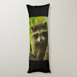 raccoon body pillow | Zazzle