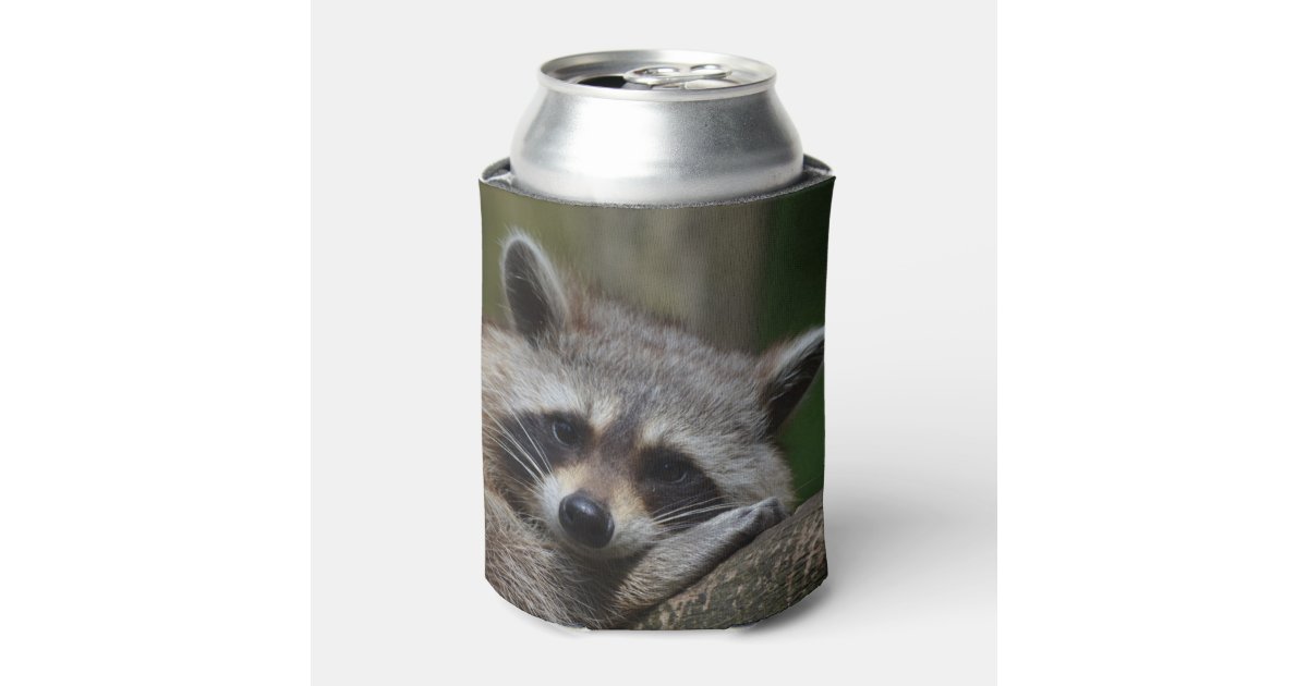 Raccoon Can Cooler | Zazzle