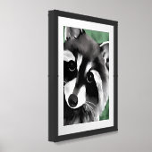 Raccoon Poster Art Print | Zazzle