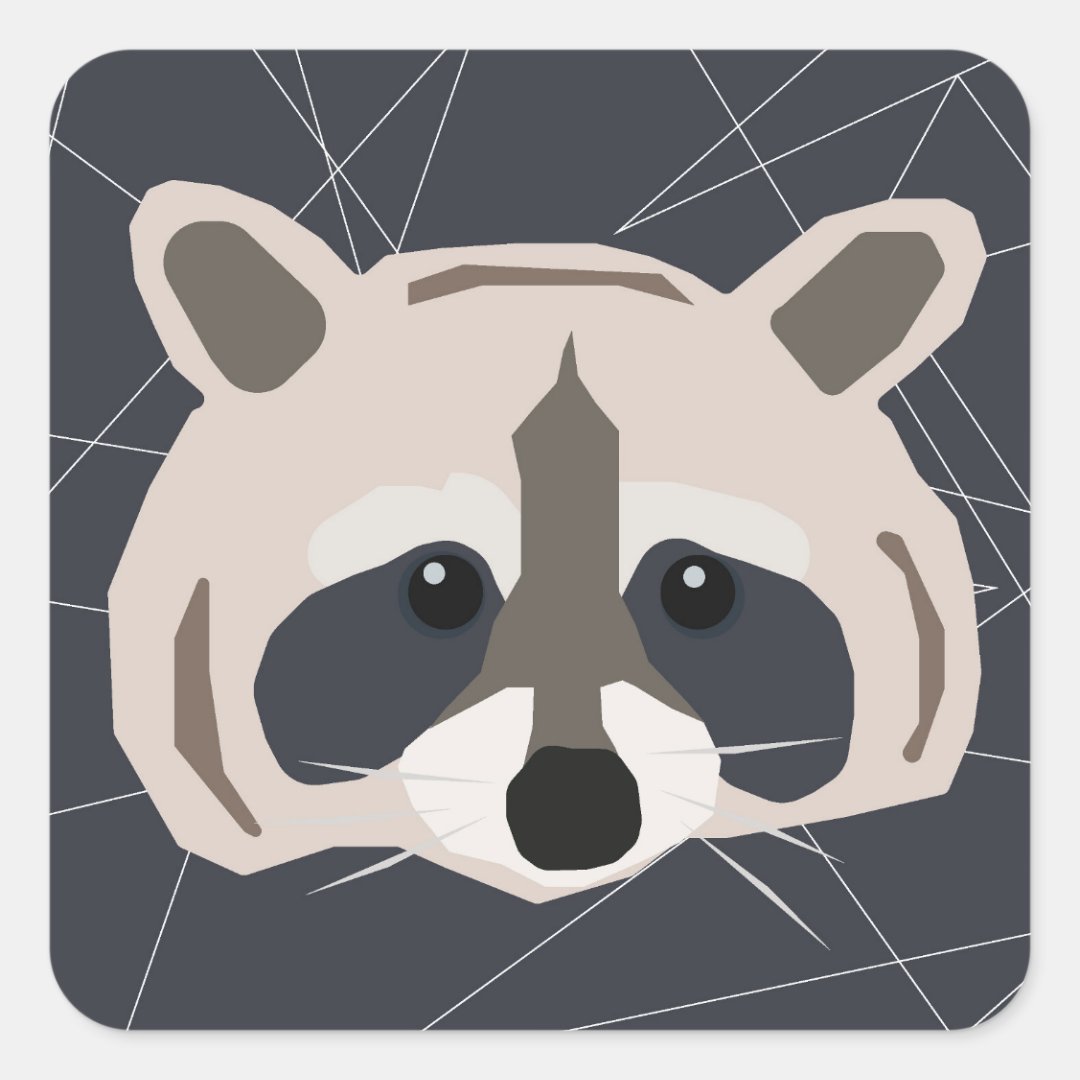 Raccoon stickers | Zazzle