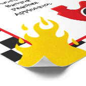 Race Car 1st Birthday Party Milestone Poster | Zazzle