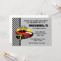 Race Car 7th Birthday Party Invitation | Zazzle