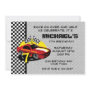 Race Car 7th Birthday Party Invitation | Zazzle