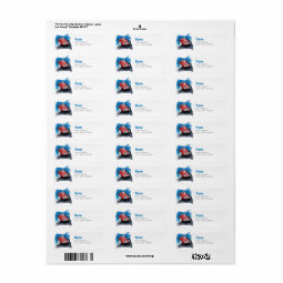 Race Car Address Label | Zazzle