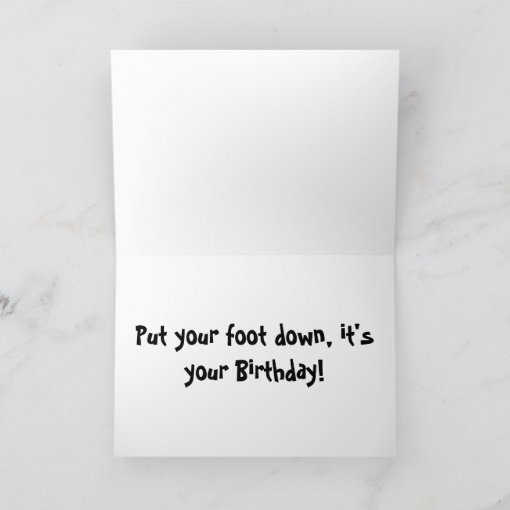 Race Car Birthday Card | Zazzle