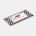 Race car birthday party chocolate bar labels | Zazzle