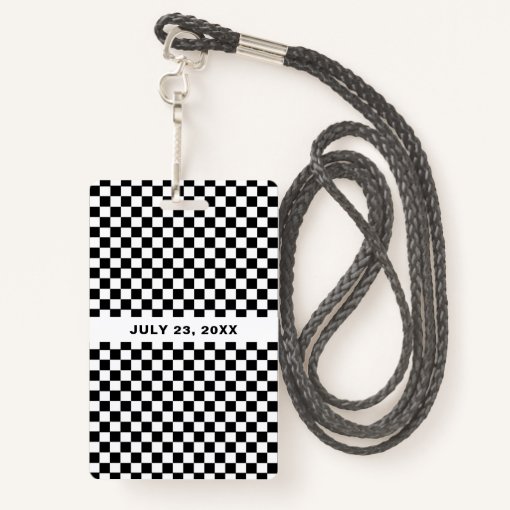 Race Car Birthday Party Pit Crew VIP Pass Badge | Zazzle