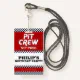Race Car Birthday Party Pit Crew VIP Pass Badge | Zazzle