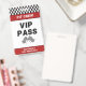 Race Car Birthday Party Pit Crew VIP Pass Pit Stop Badge | Zazzle