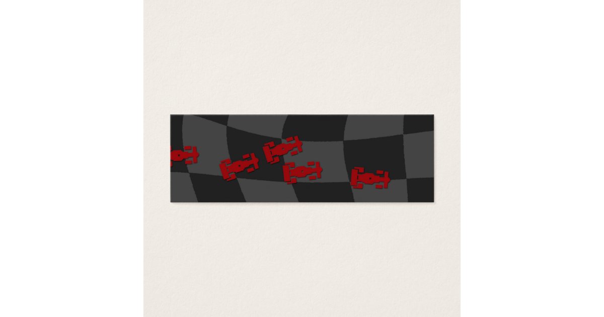 Race Car Bookmark | Zazzle