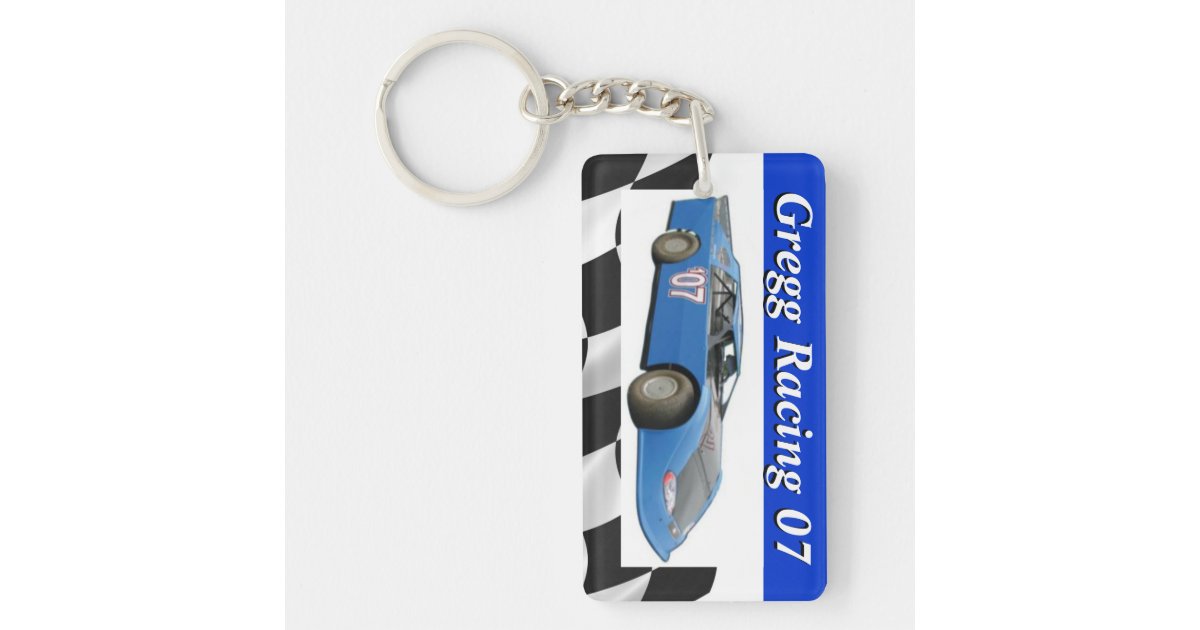 Race Car Key chain | Zazzle