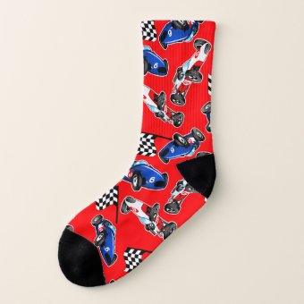 Race Car Socks | Zazzle