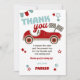 Race Car Themed Thank You Card | Zazzle